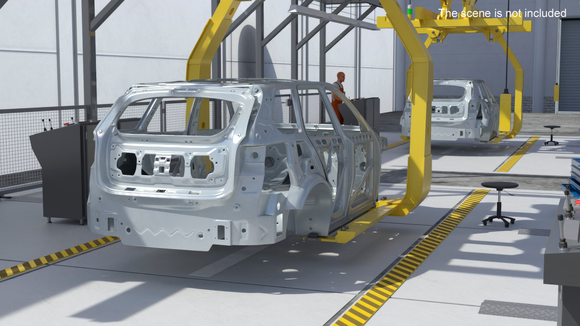 SUV Car Chassis Structure Model - TurboSquid 2384066