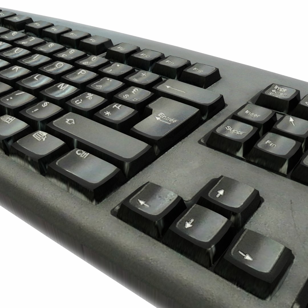 3d Model Computer Keyboard