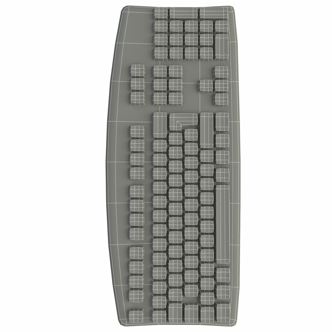 3d Model Computer Keyboard