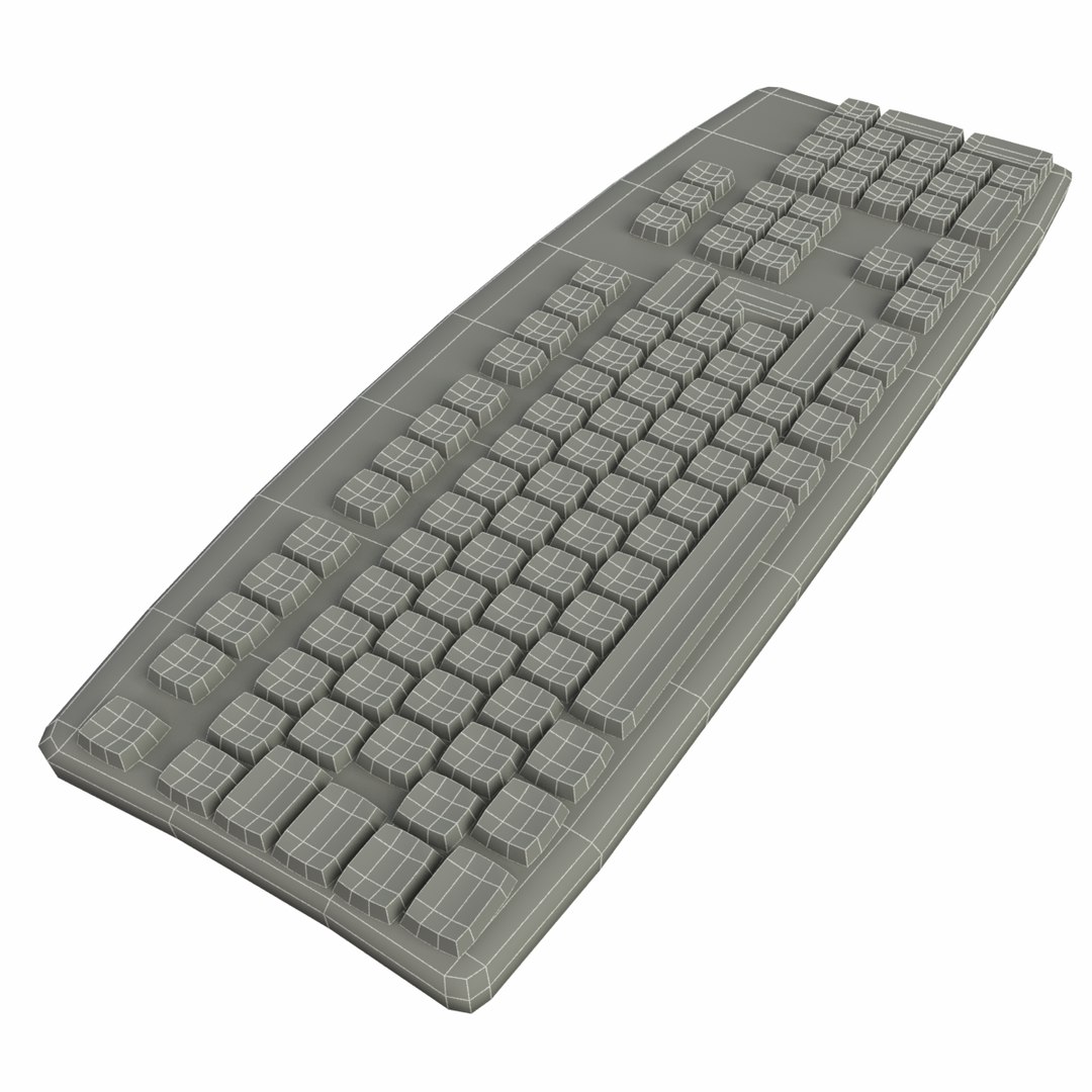 3d Model Computer Keyboard