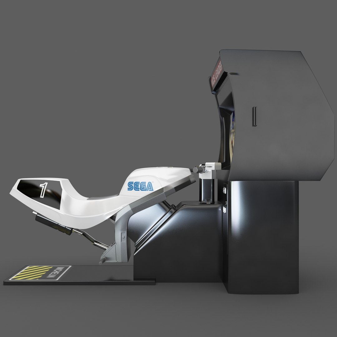 3d model racing simulator superbike