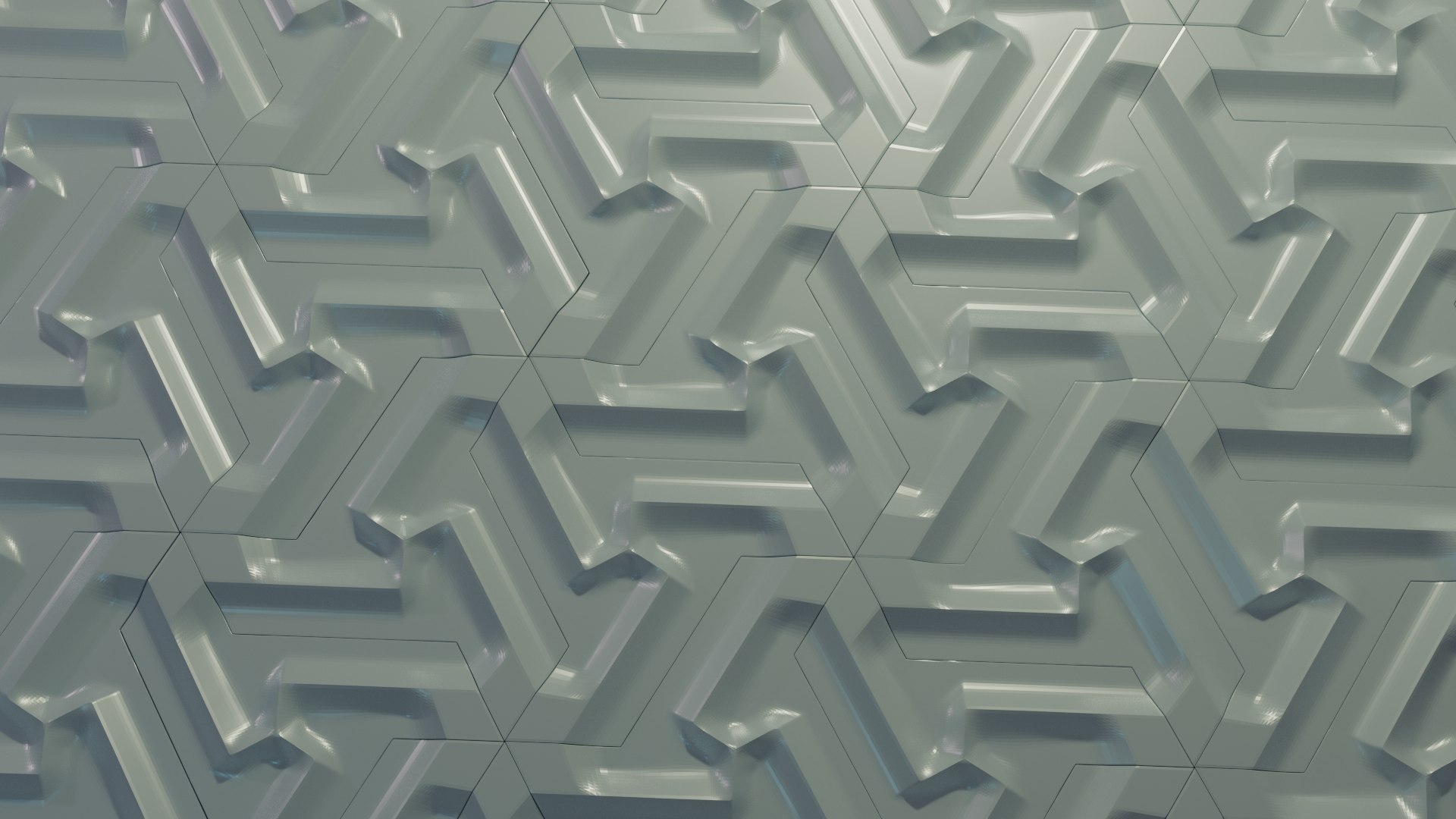 3D Modular Geometric Wall Panel Decorative 3D Tile Model - TurboSquid ...