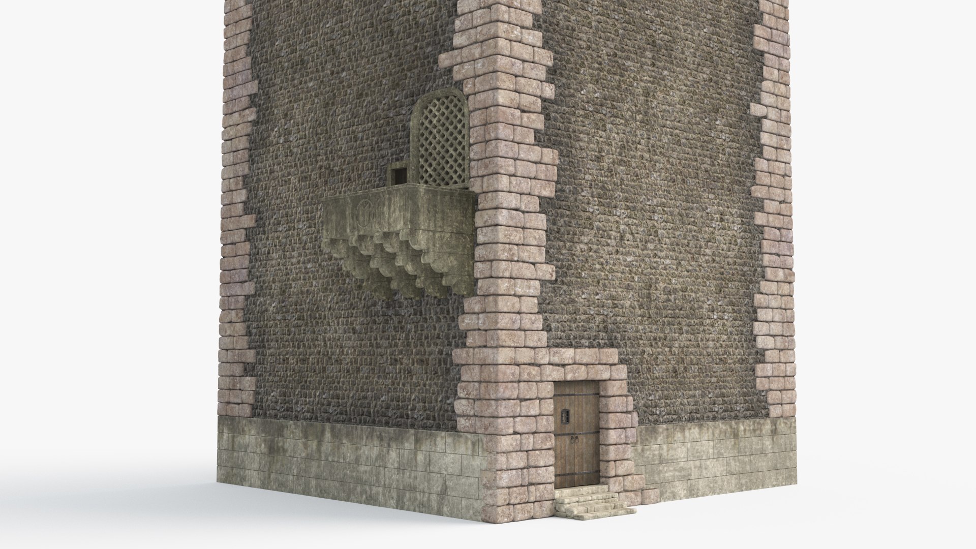 3D Model Medieval Tower - TurboSquid 2197662