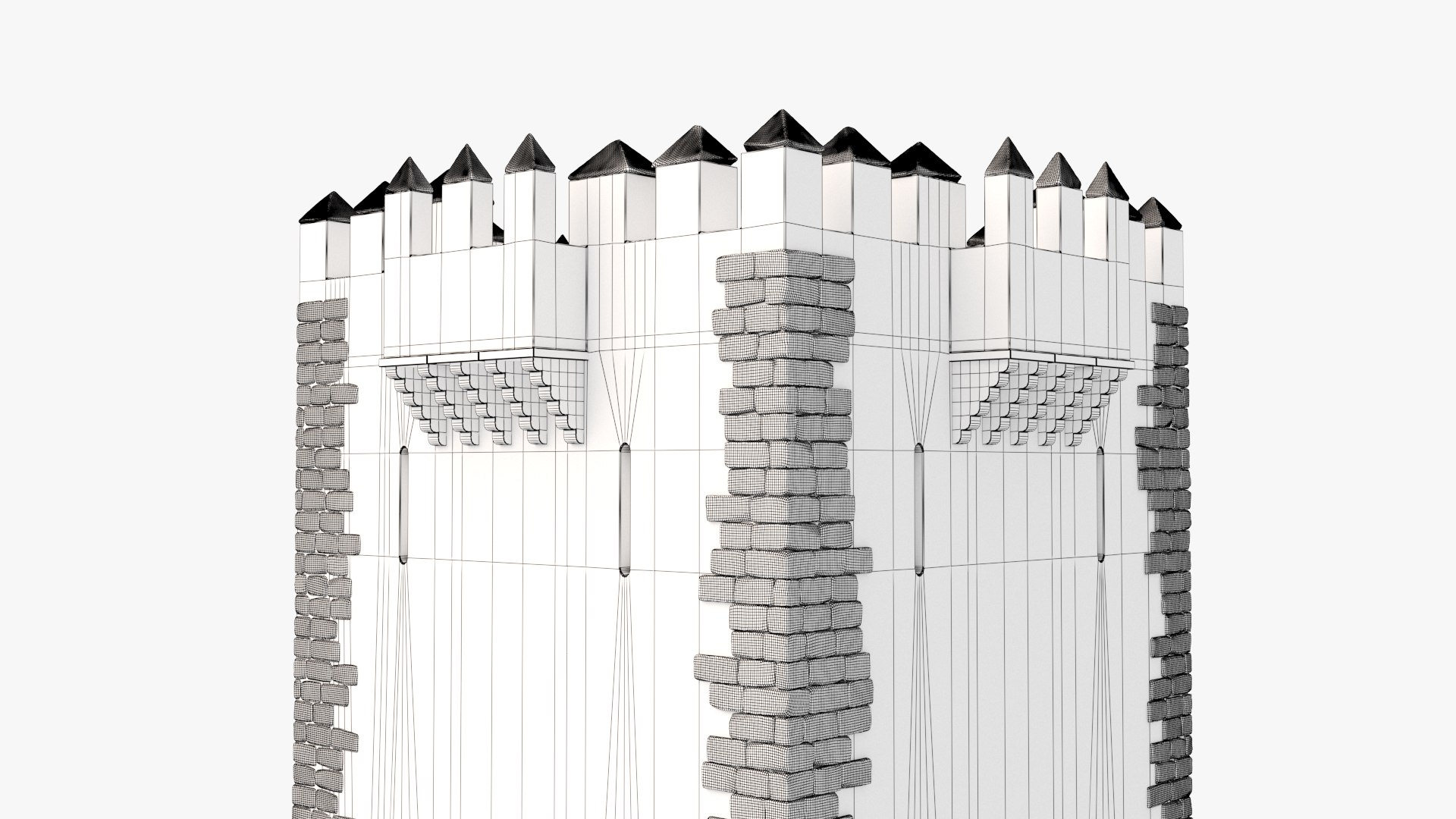 3D Model Medieval Tower - TurboSquid 2197662