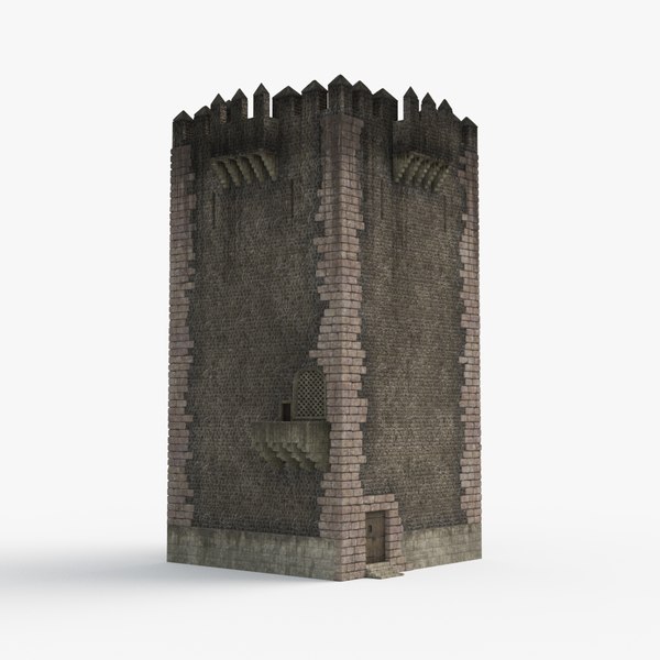 modelo 3d Torre Medieval - TurboSquid 2197662