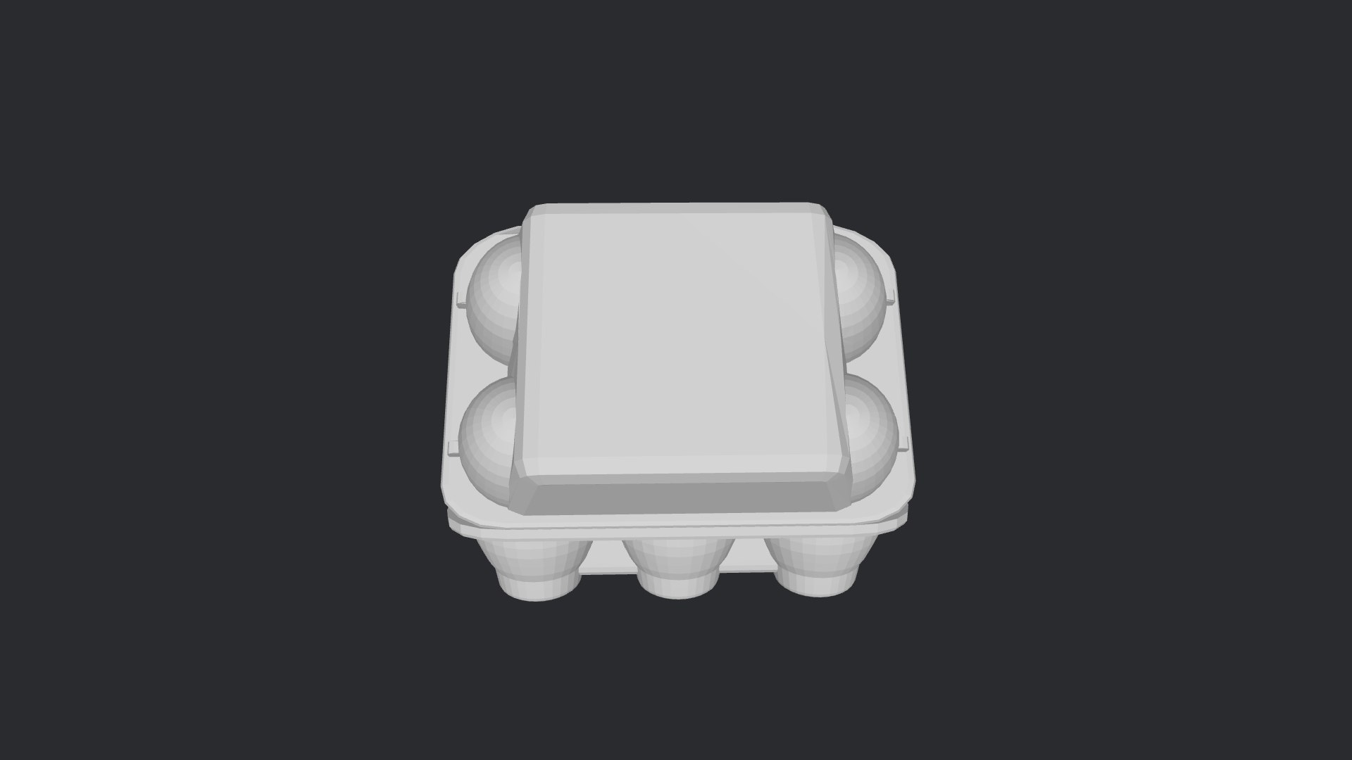 3D Dollhouse Miniature Egg Box Model Ready To Print - TurboSquid 2102321