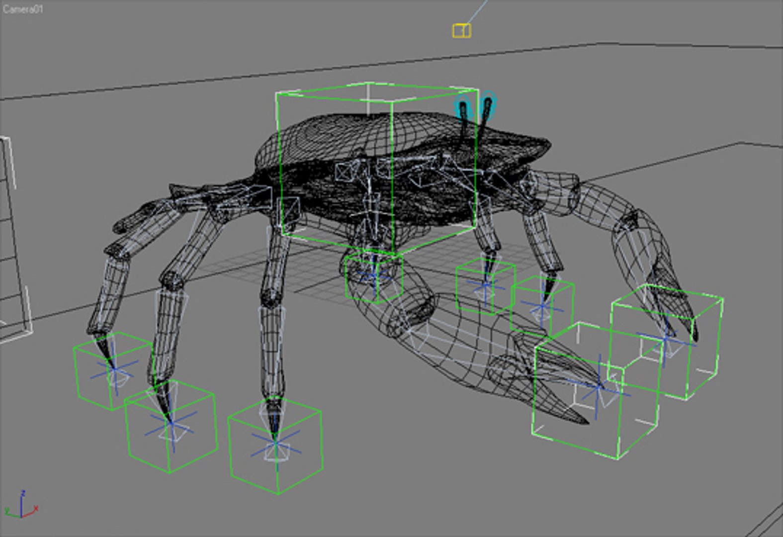 Crab Robotic 3d Model