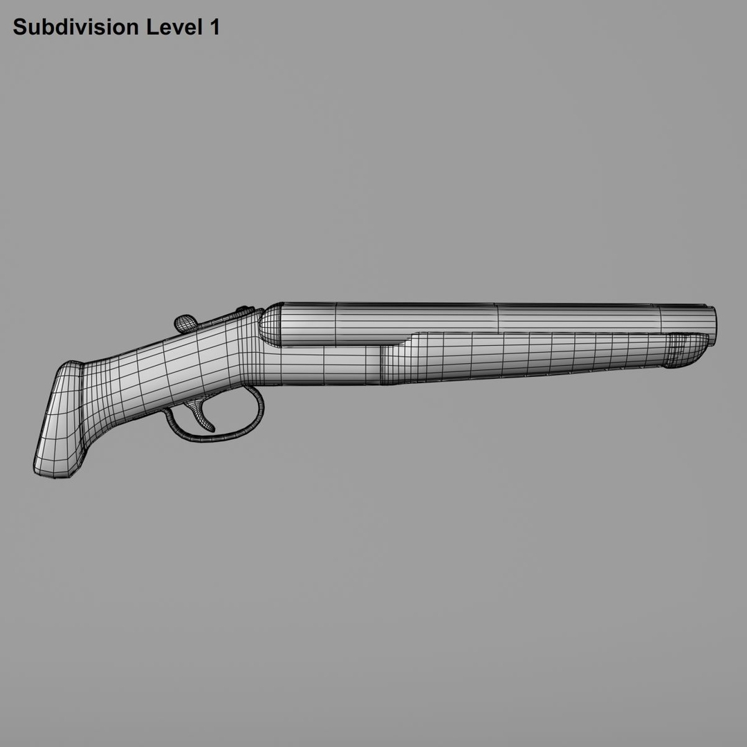 3d Model Shotgun Shot Gun