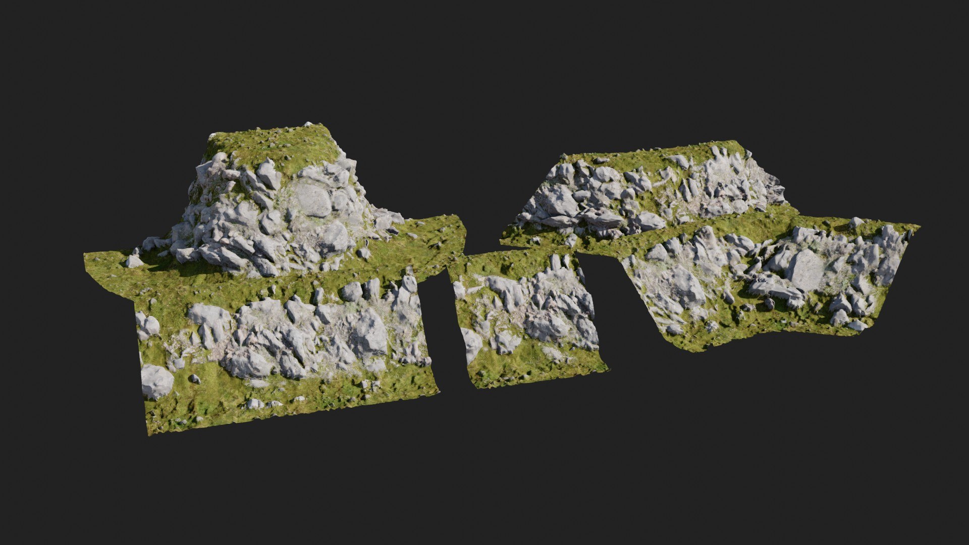 3D model Rock cliffs 04 - TurboSquid 1973001