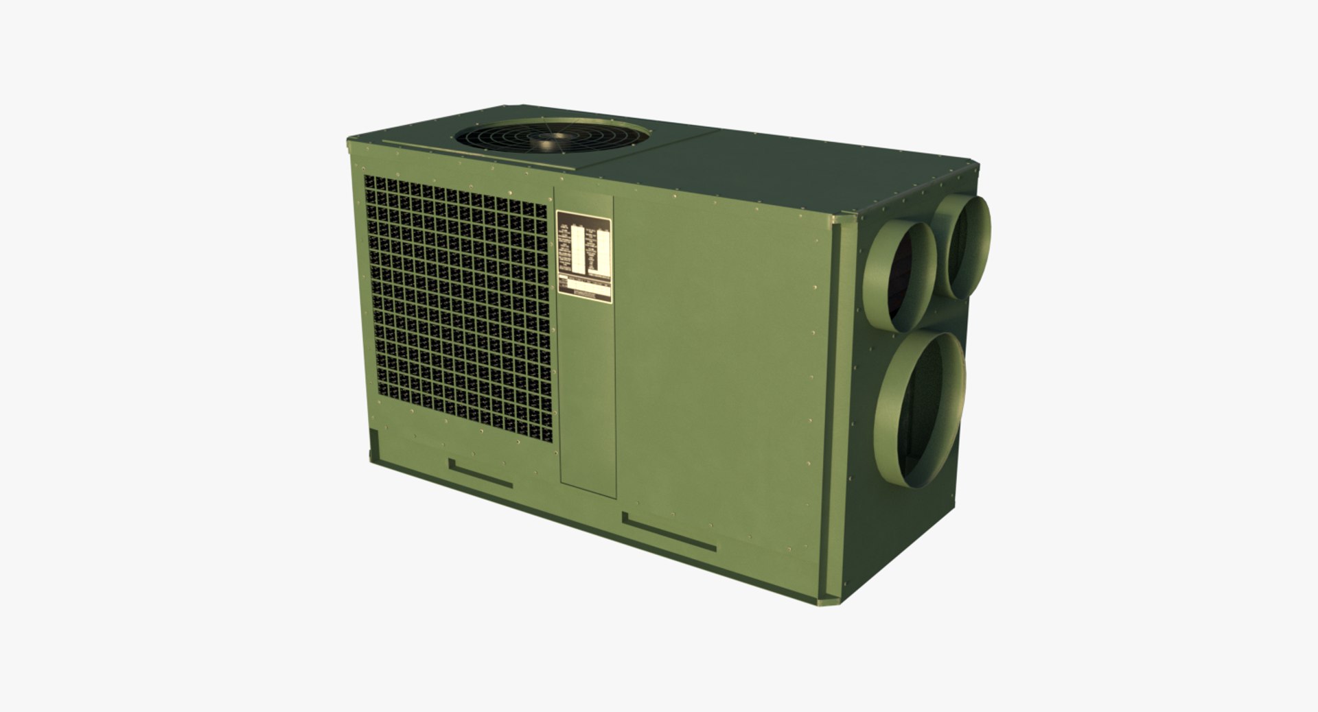 Military Environmental Control Unit 3D Model - TurboSquid 1167169