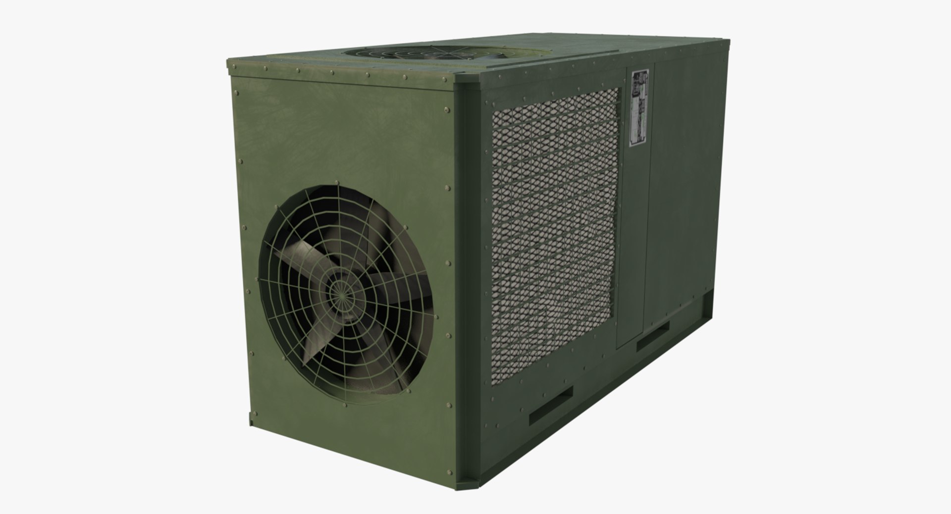 Military Environmental Control Unit 3D Model - TurboSquid 1167169