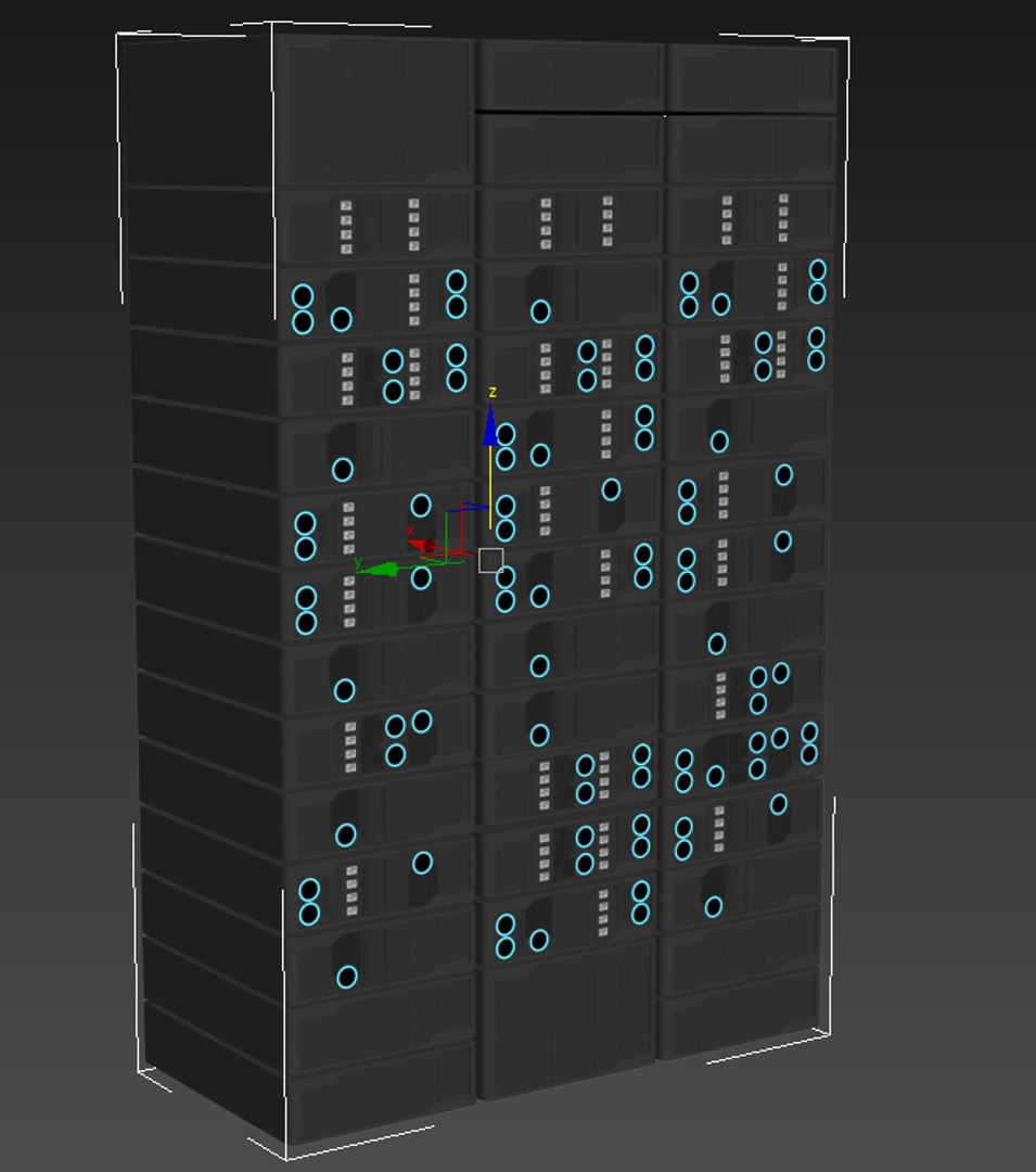 Server Rack Modelling Materials 3d Max