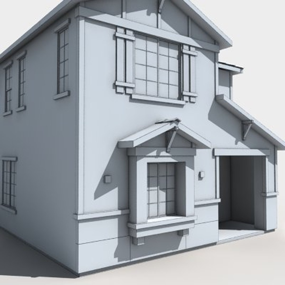 Subdivision House 3d Model