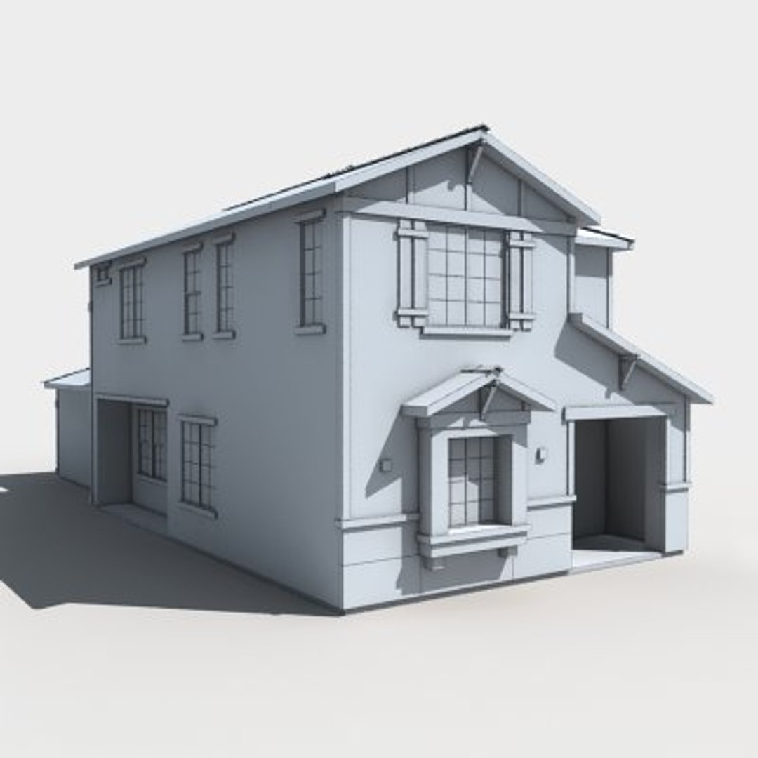Subdivision House 3d Model