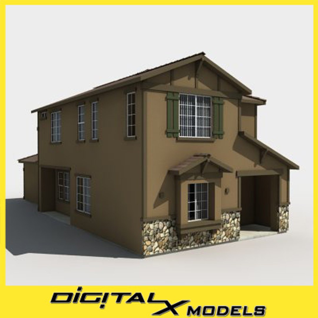 Subdivision House 3d Model