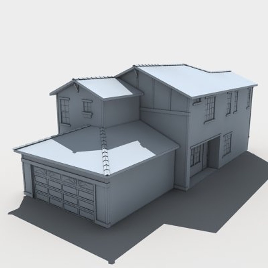 Subdivision House 3d Model