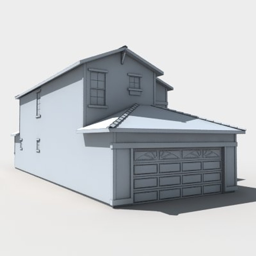 Subdivision House 3d Model