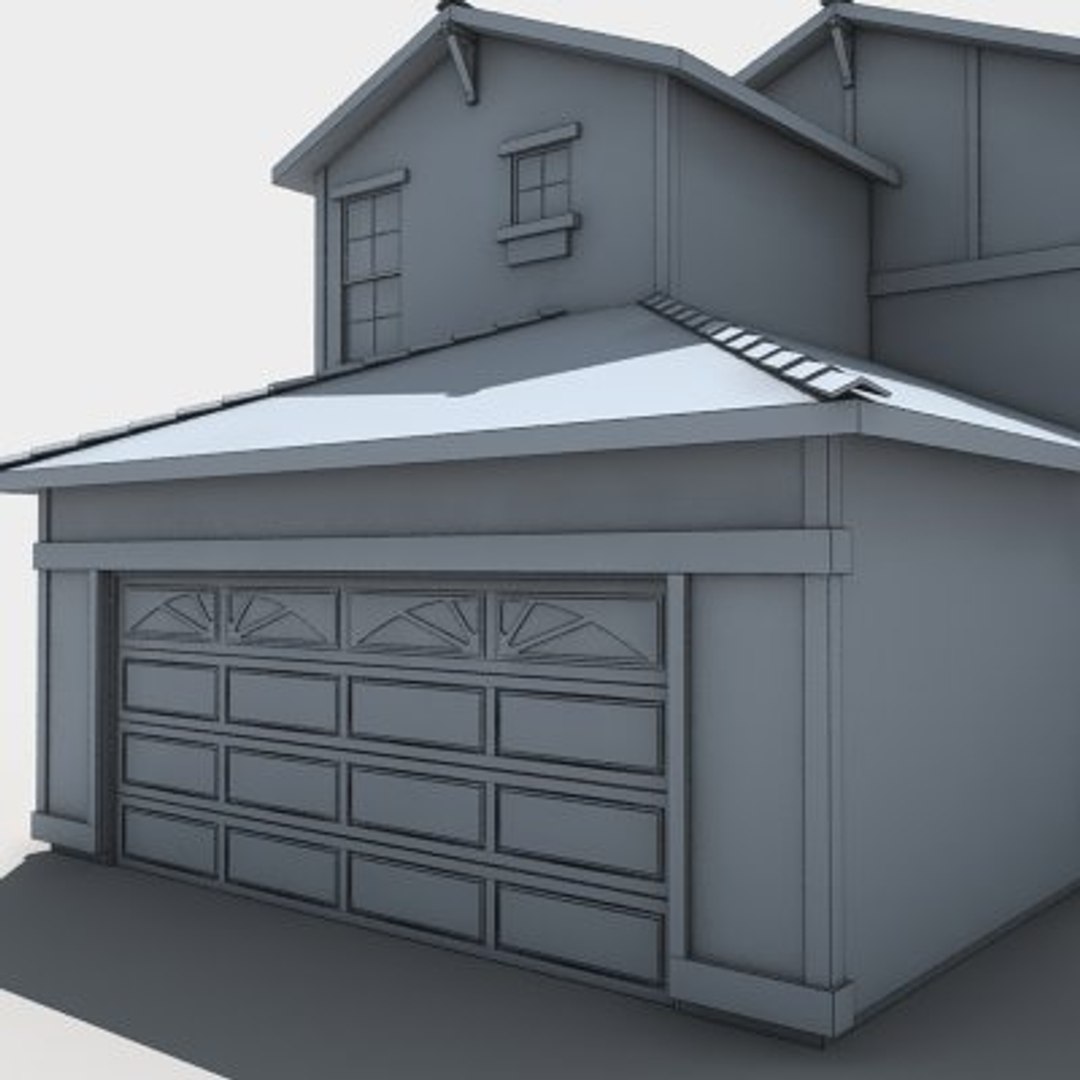 Subdivision House 3d Model