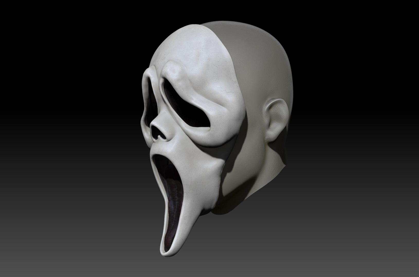 Scream Mask High Model PBR Materail 3D Model 3D - TurboSquid 2360276