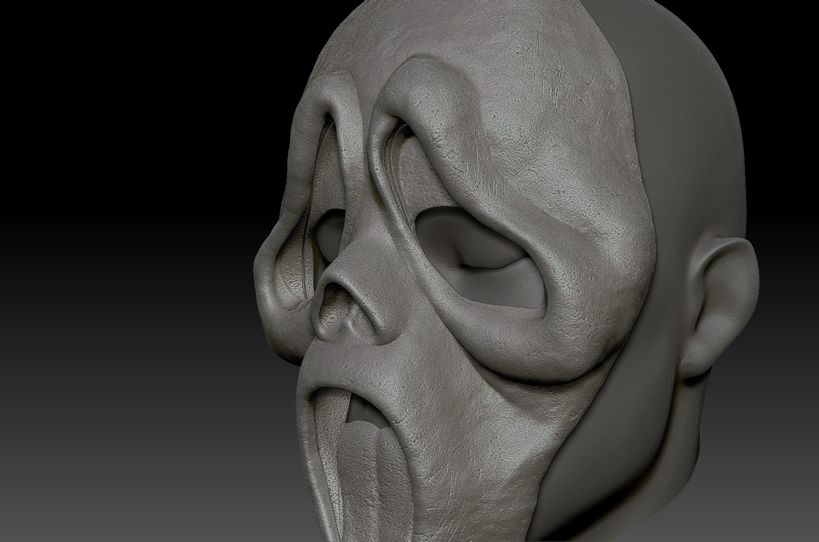Scream Mask High Model PBR Materail 3D Model 3D - TurboSquid 2360276