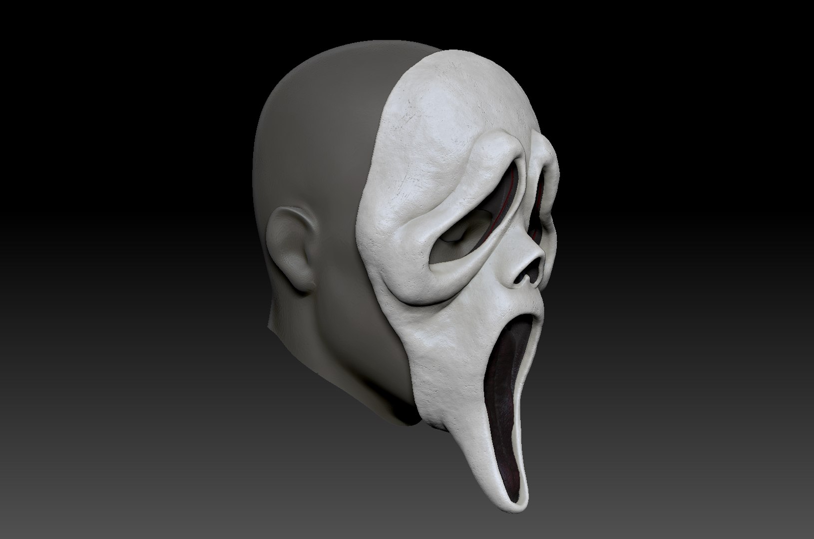 Scream Mask High Model PBR Materail 3D Model 3D - TurboSquid 2360276