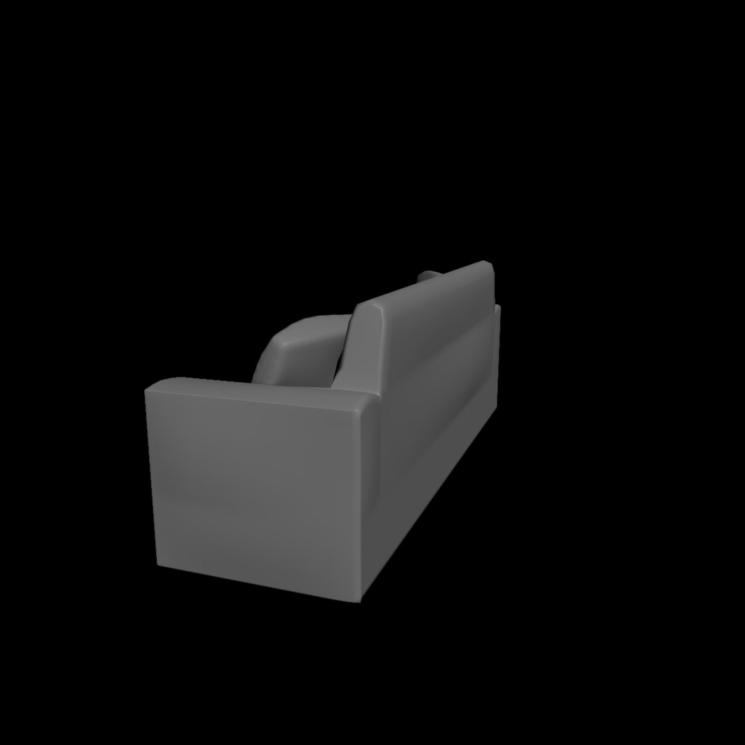 3d Model Basic Couch