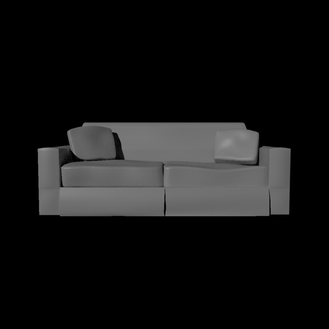 3d Model Basic Couch