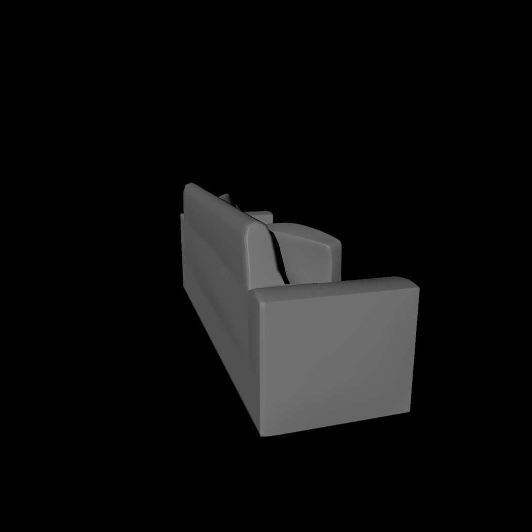 3d Model Basic Couch