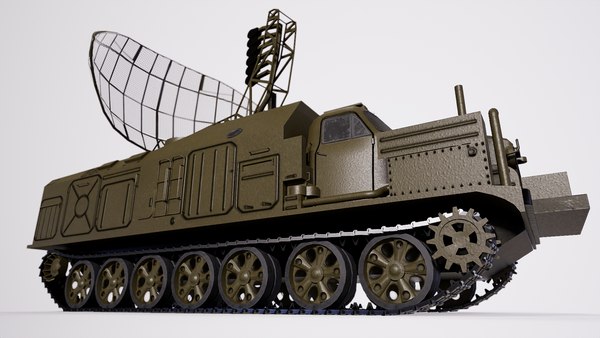 Radar station P-40 Armor 3D model - TurboSquid 1791595