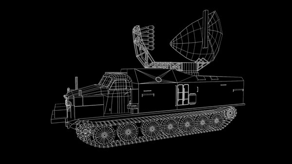 Radar station P-40 Armor 3D model - TurboSquid 1791595