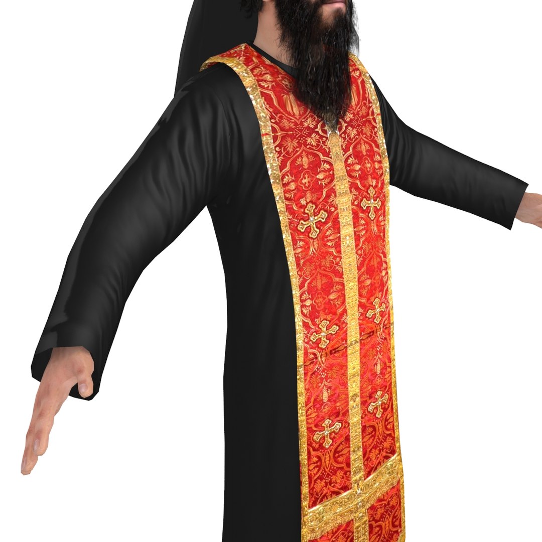 Orthodox Priest 3D Model - TurboSquid 1279408