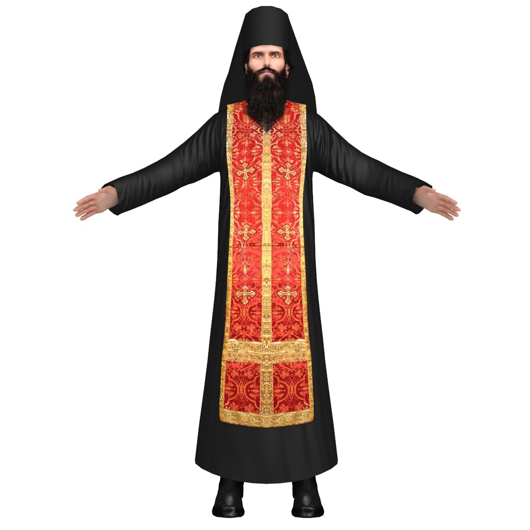 Orthodox Priest 3D Model - TurboSquid 1279408