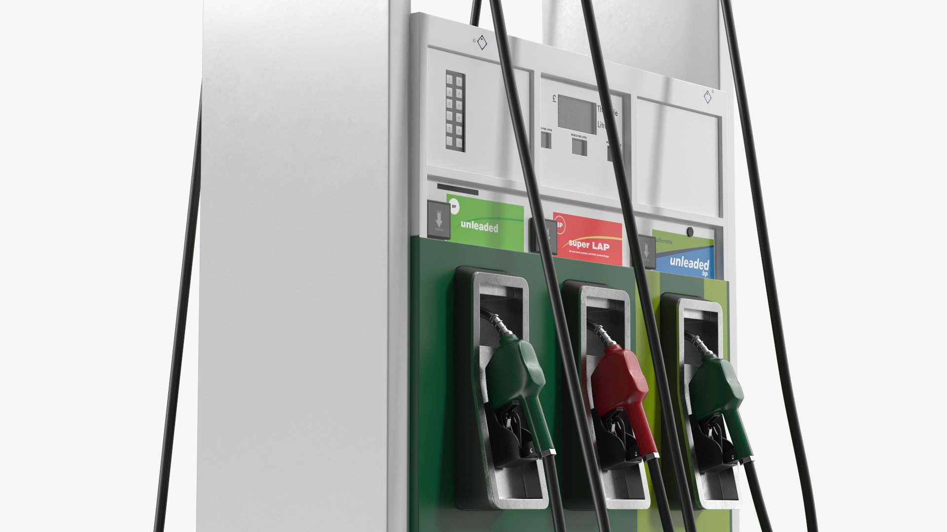 Gas Pump BP Model - TurboSquid 2277621