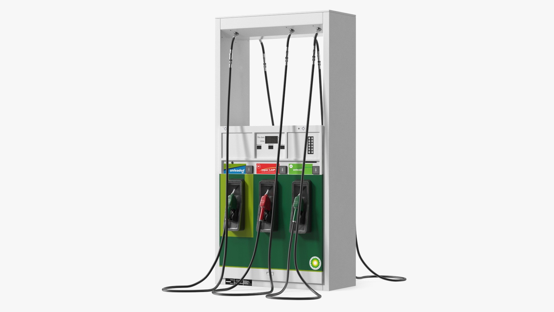 Gas Pump BP Model - TurboSquid 2277621