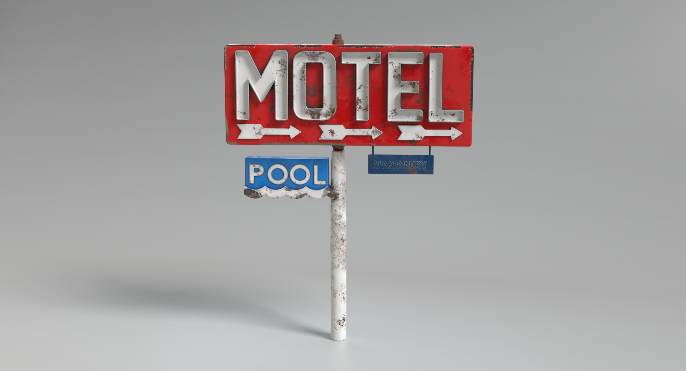 modelo 3d Cartel de motel - TurboSquid 1275598