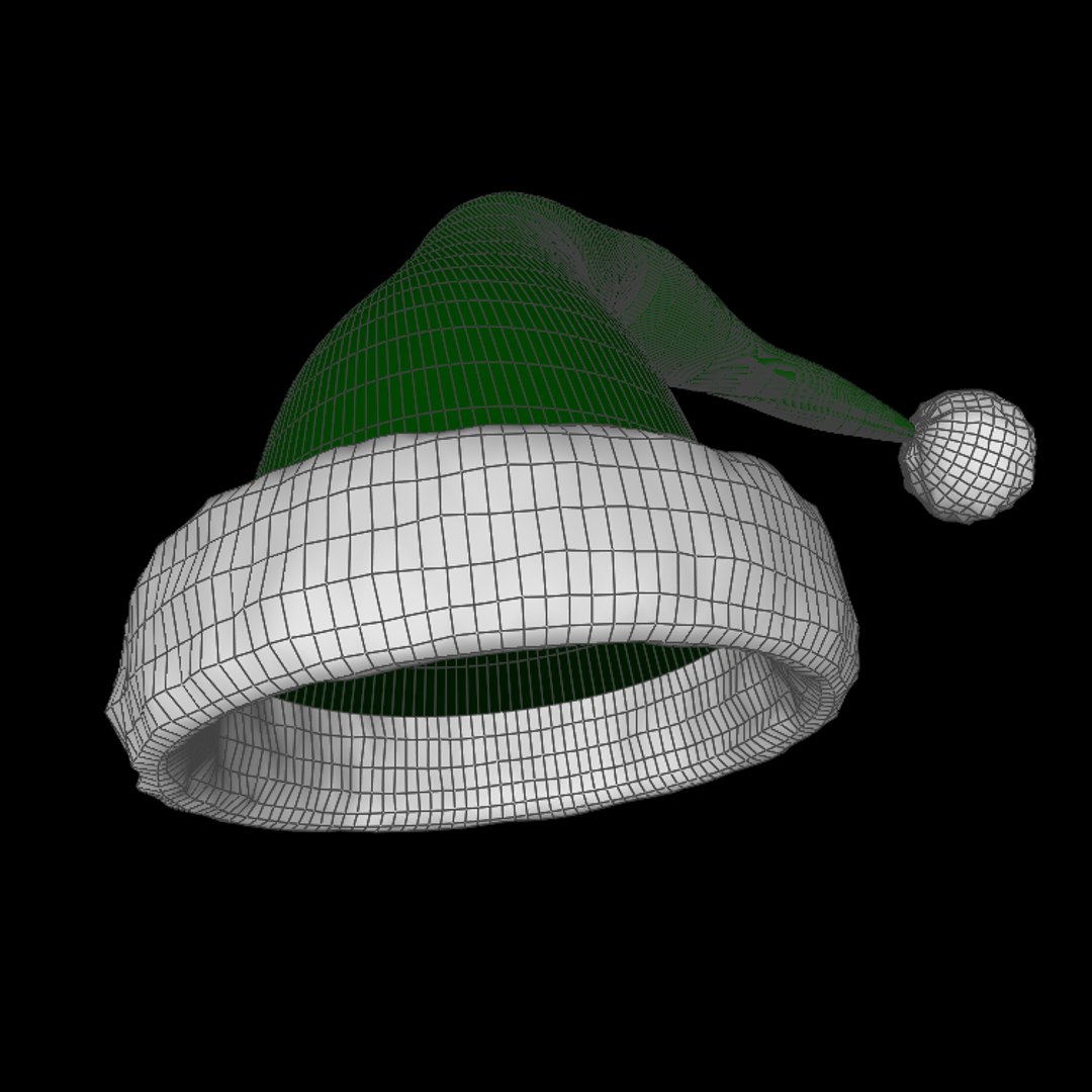 elf hat 3d model