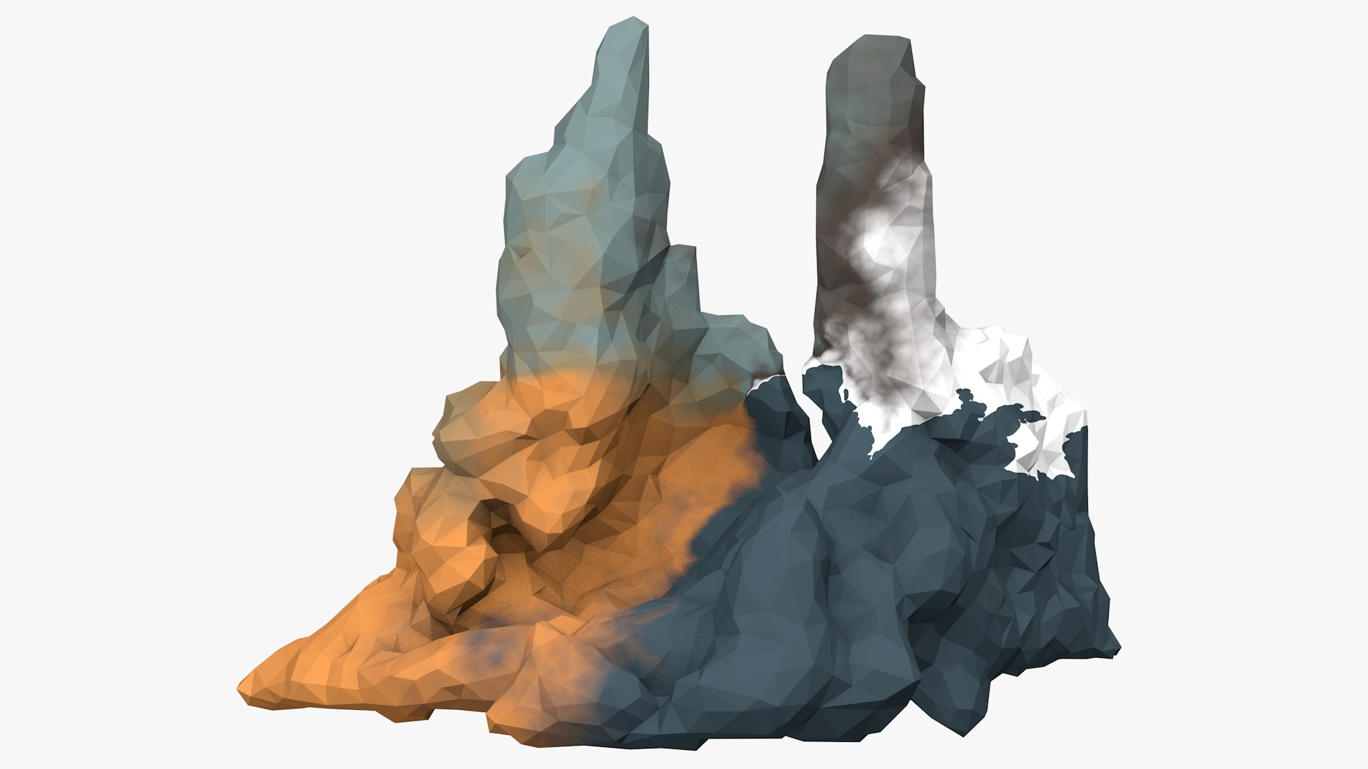 3D Model Stone Low Poly - TurboSquid 2121059