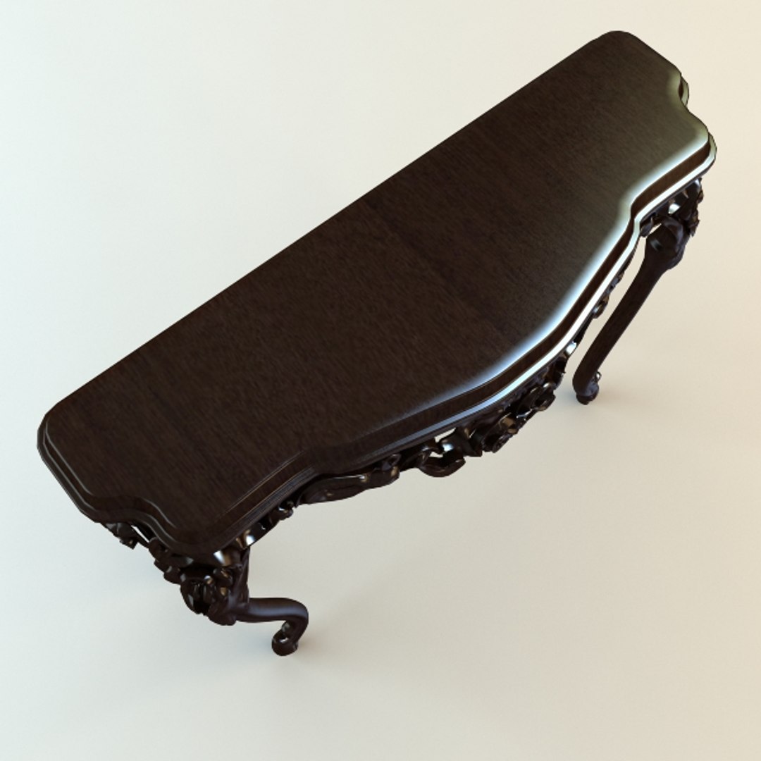 3d Table Console Classical Model