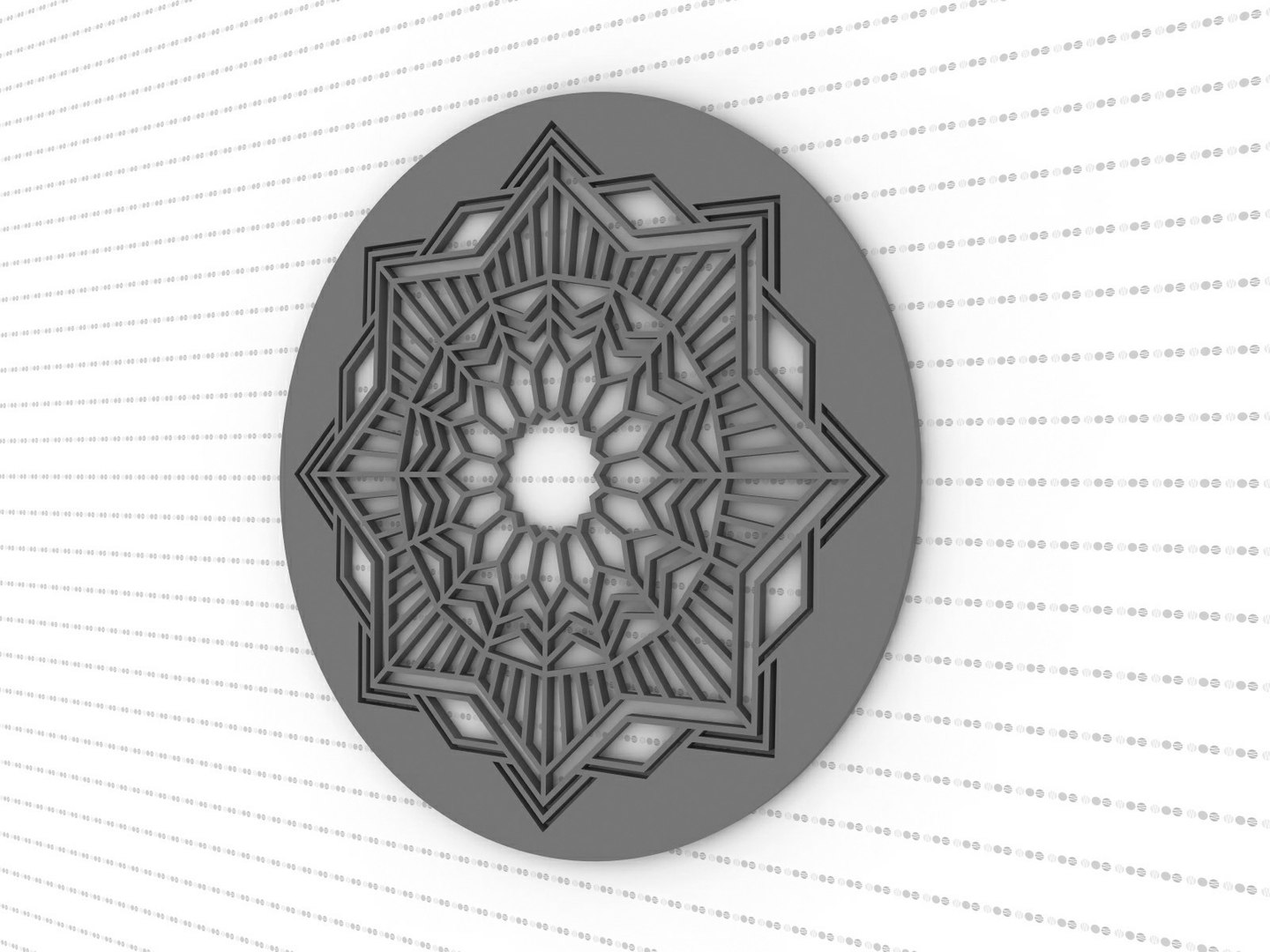Mandala Cnc Model - TurboSquid 1583516