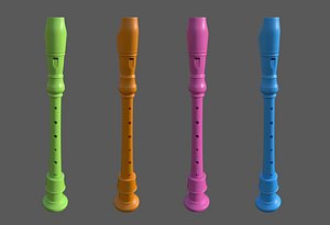 3D Flute Recorder model - TurboSquid 2010017