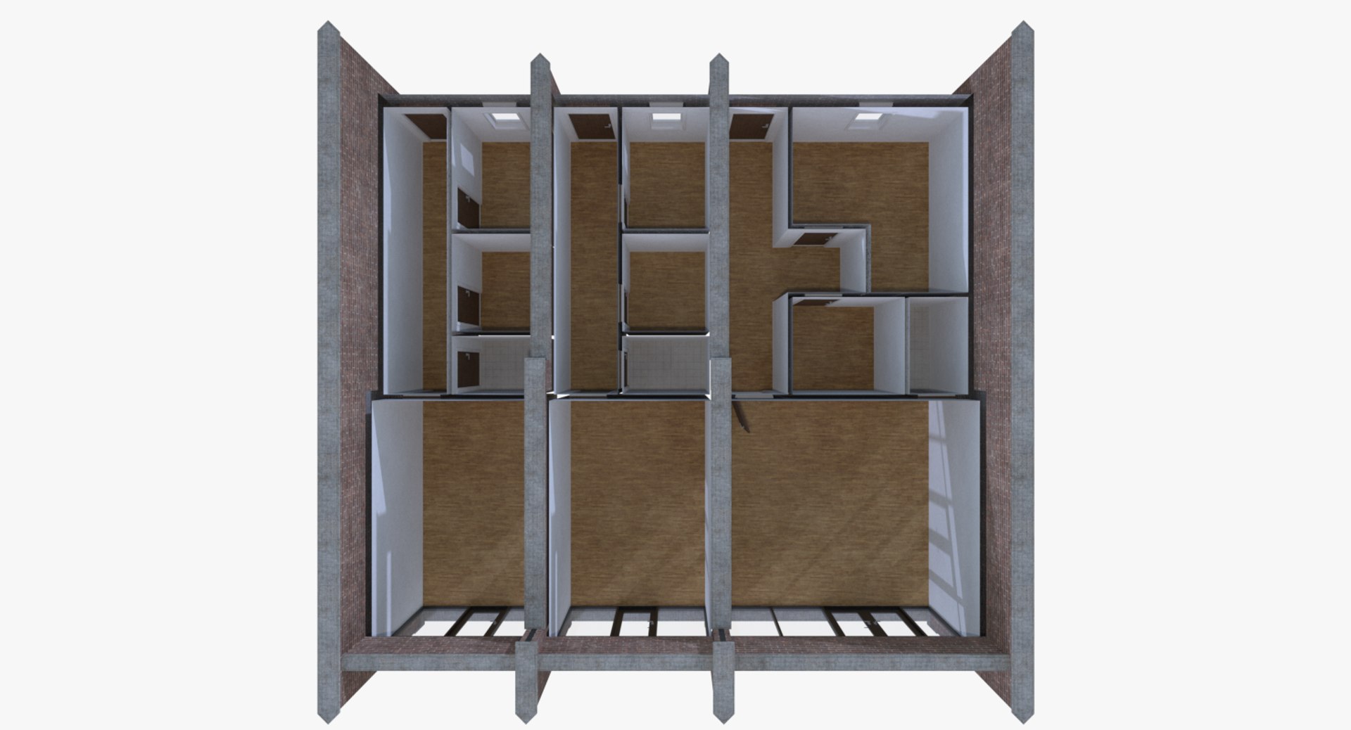 Strip Mall Store Unit Obj