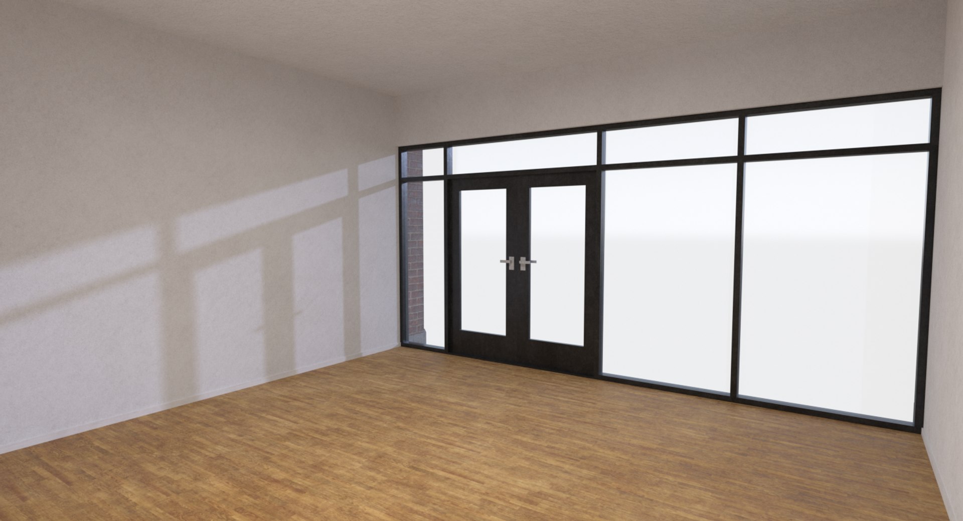 Strip Mall Store Unit Obj