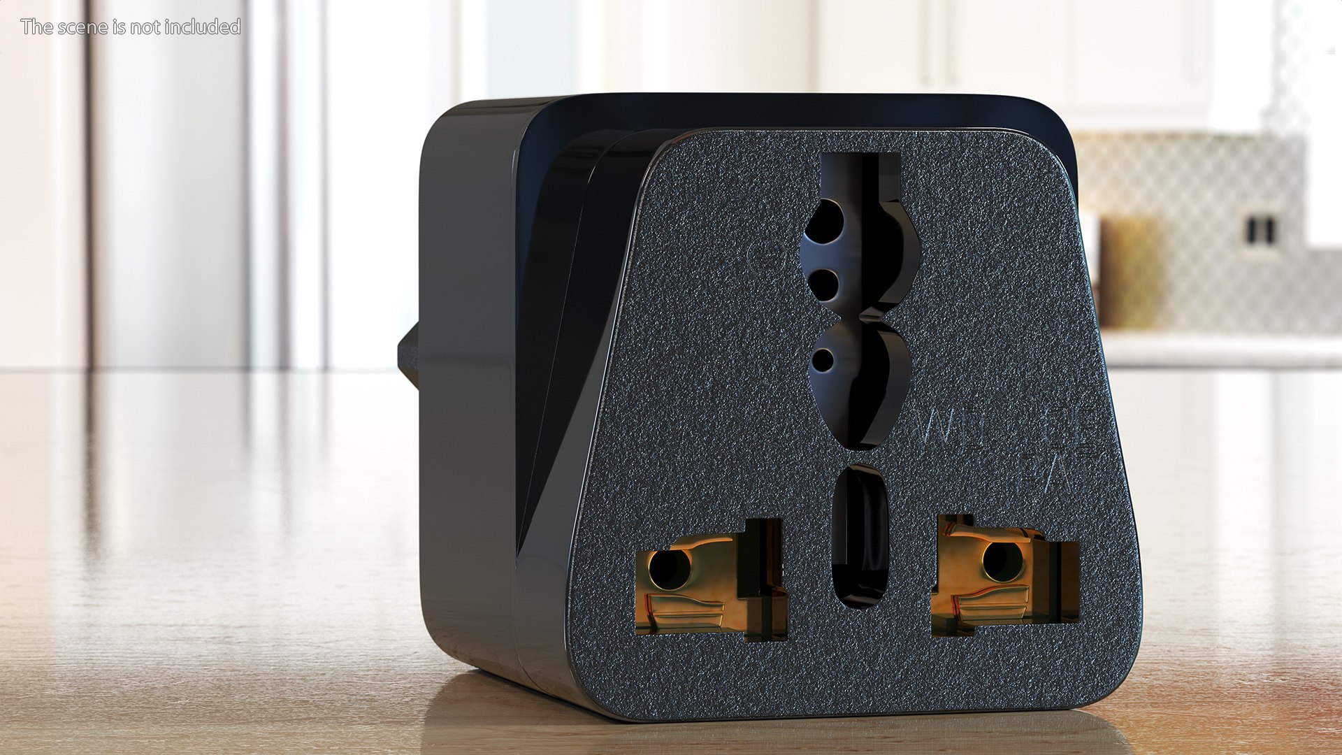 3D model Type N Universal Plug Adapter Black - TurboSquid 1839921