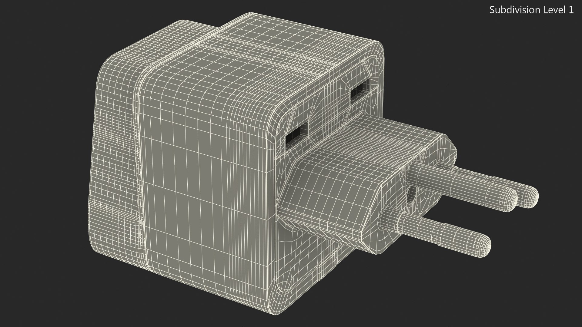 3D model Type N Universal Plug Adapter Black - TurboSquid 1839921