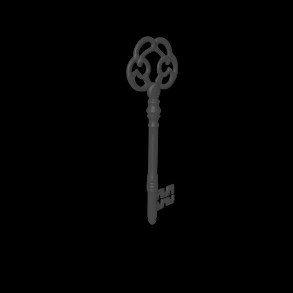 3D old manor key - TurboSquid 1560009