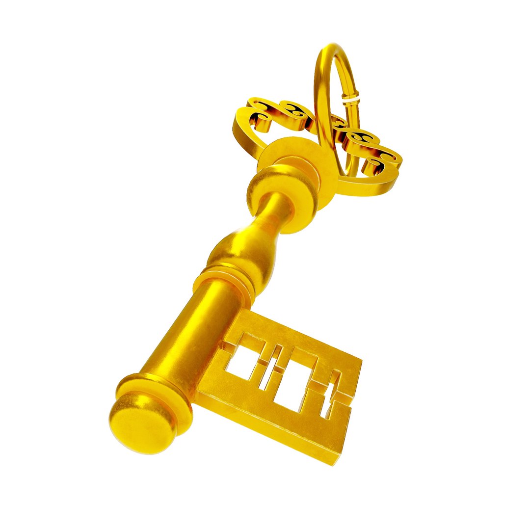 3D model Treasure box key - TurboSquid 1976964
