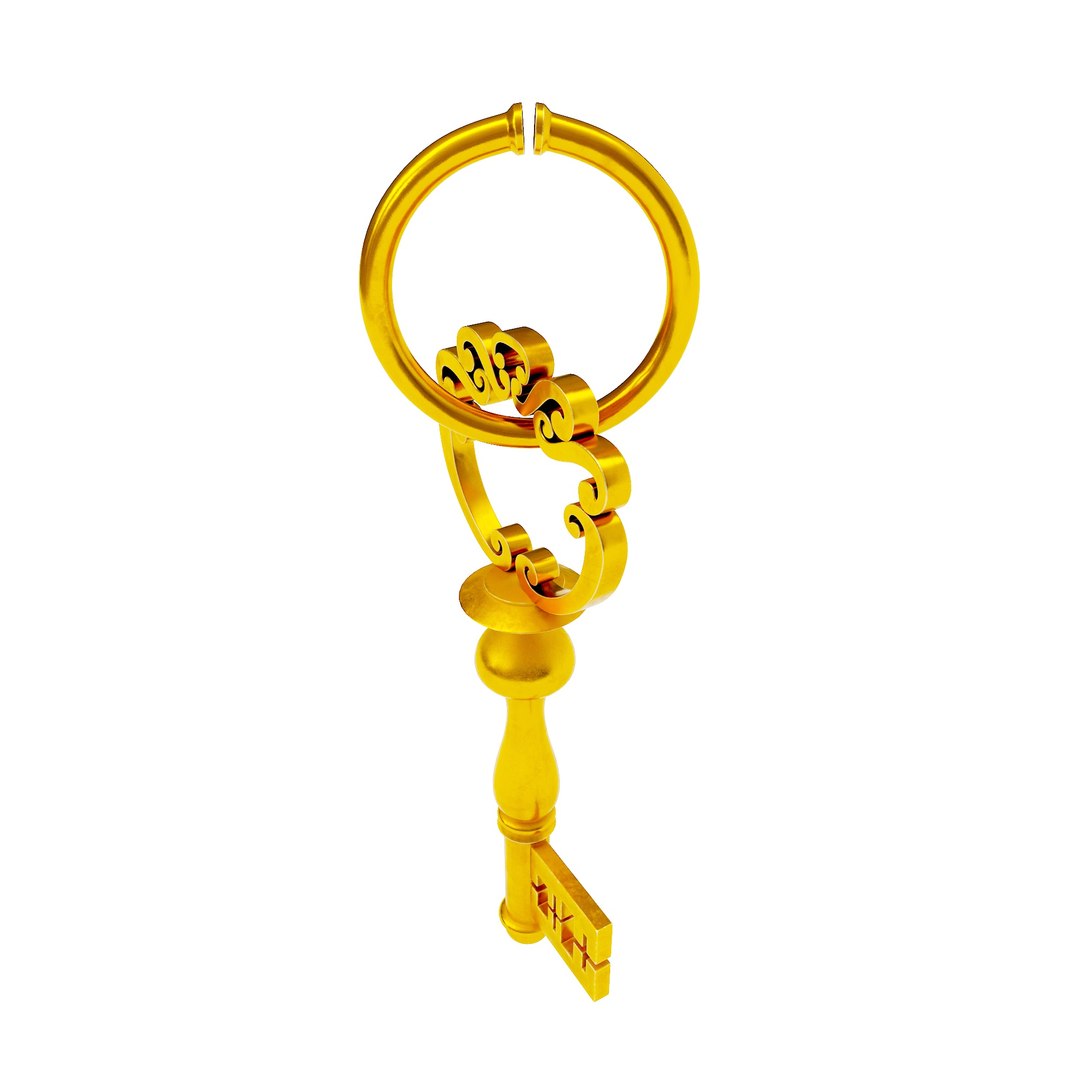 3D model Treasure box key - TurboSquid 1976964