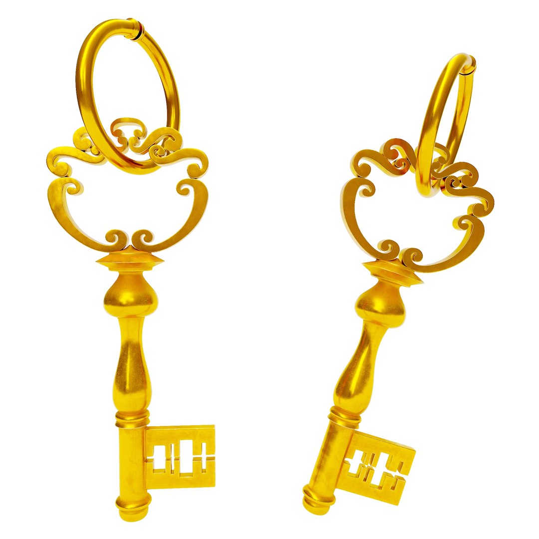 3D model Treasure box key - TurboSquid 1976964