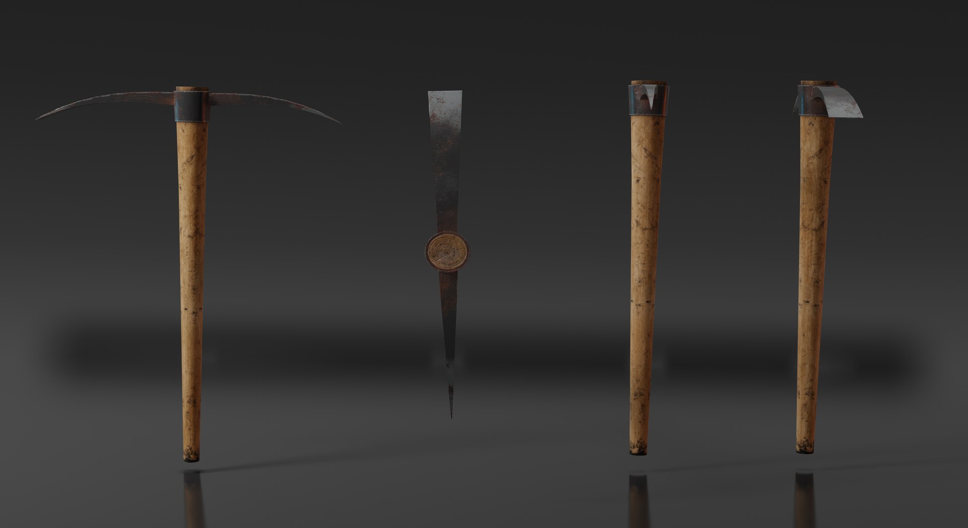 3D Model Pickaxe PBR Game-Ready Low-poly 3D Model - TurboSquid 1977528