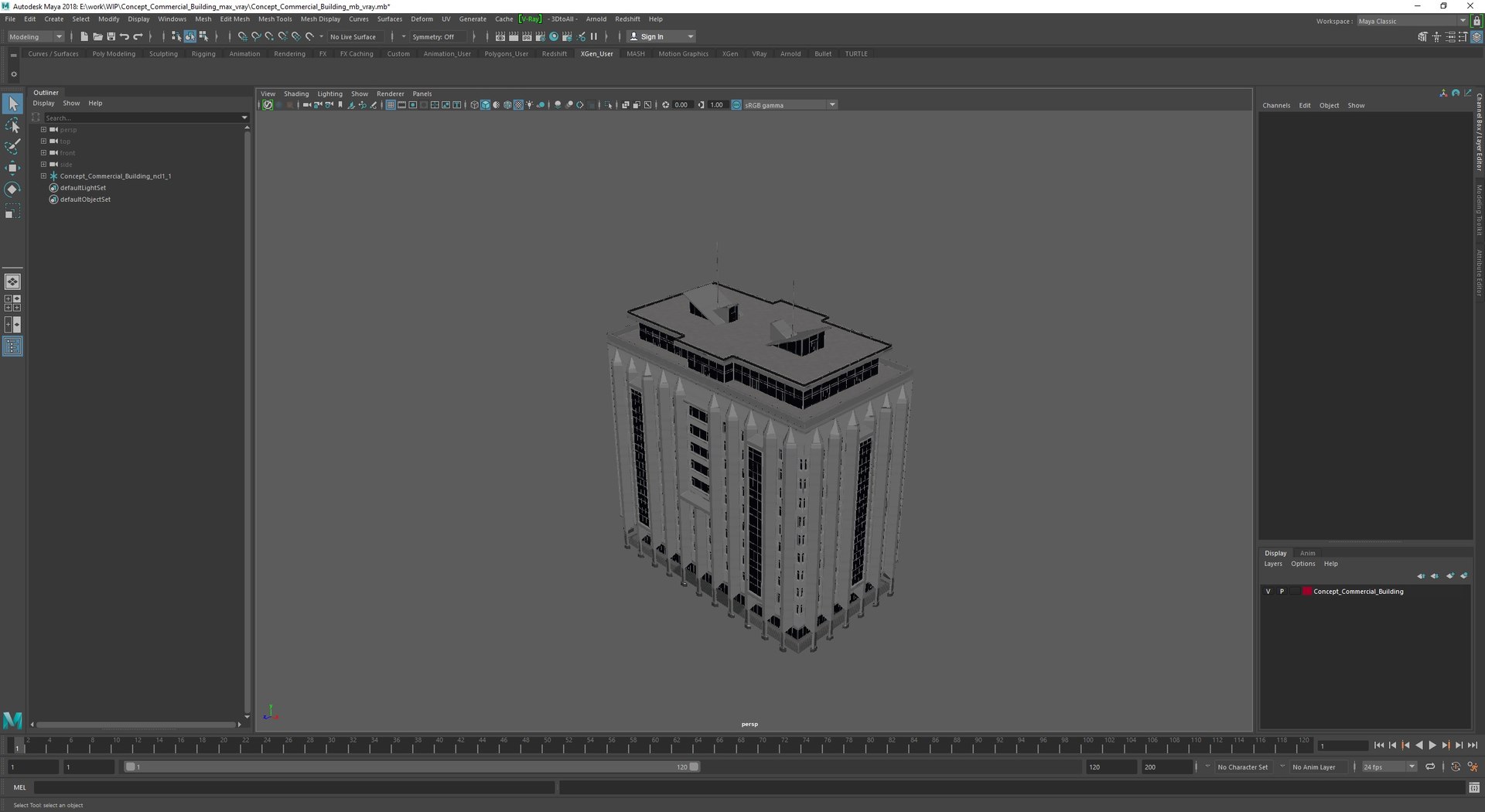 3D Concept Commercial Building - TurboSquid 2330120